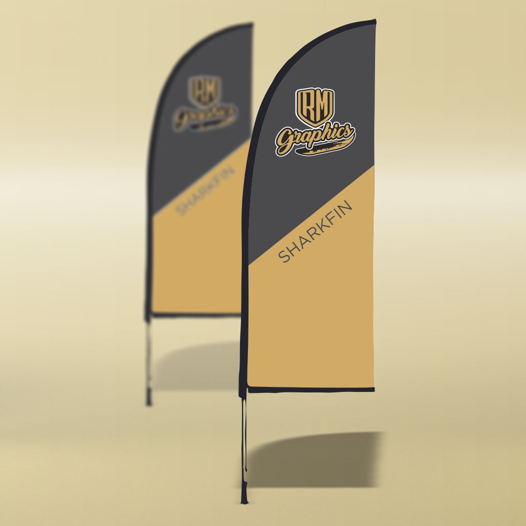 Shark Fin Banner – RM Graphics