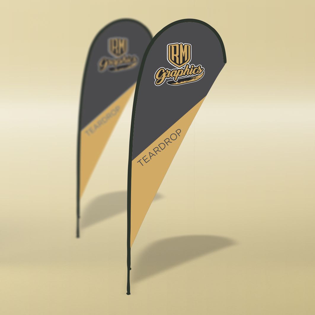 Tear Drop Banner – RM Graphics